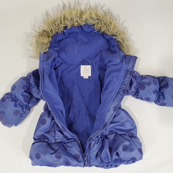 1989 Place | Jackets & Coats | 989 Place Purple Hooded Puffer Jacket ...